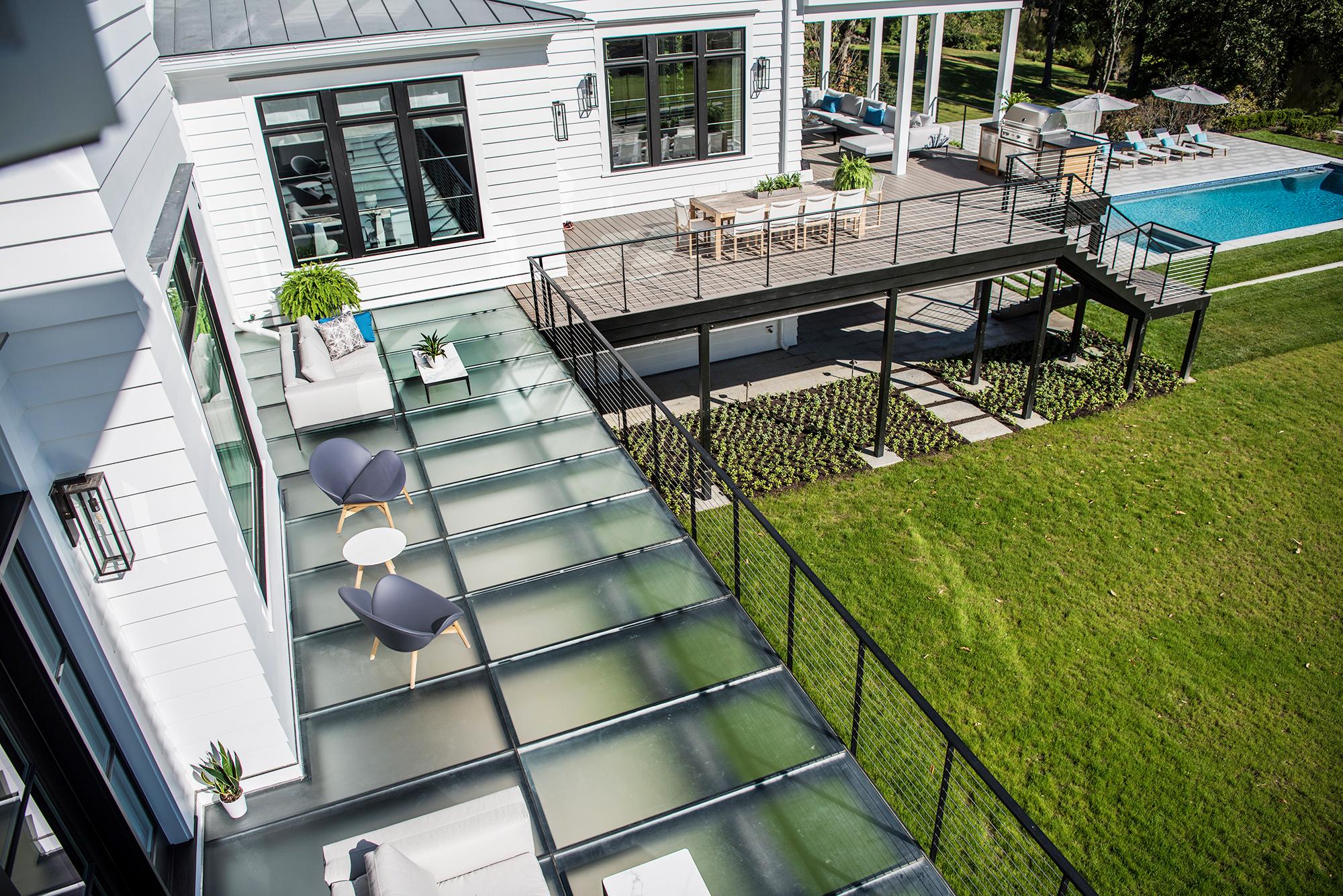 Innovative Deck Building Materials - Glass Flooring Systems