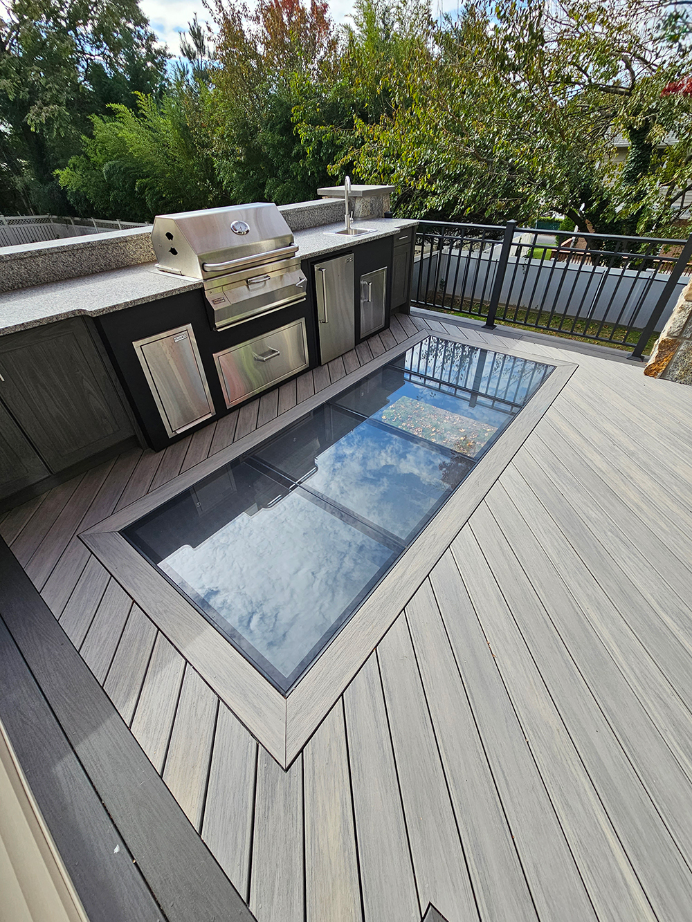 Skyfloor Modular Glass Deck System - Ready To Ship / Buy Now - Glass ...